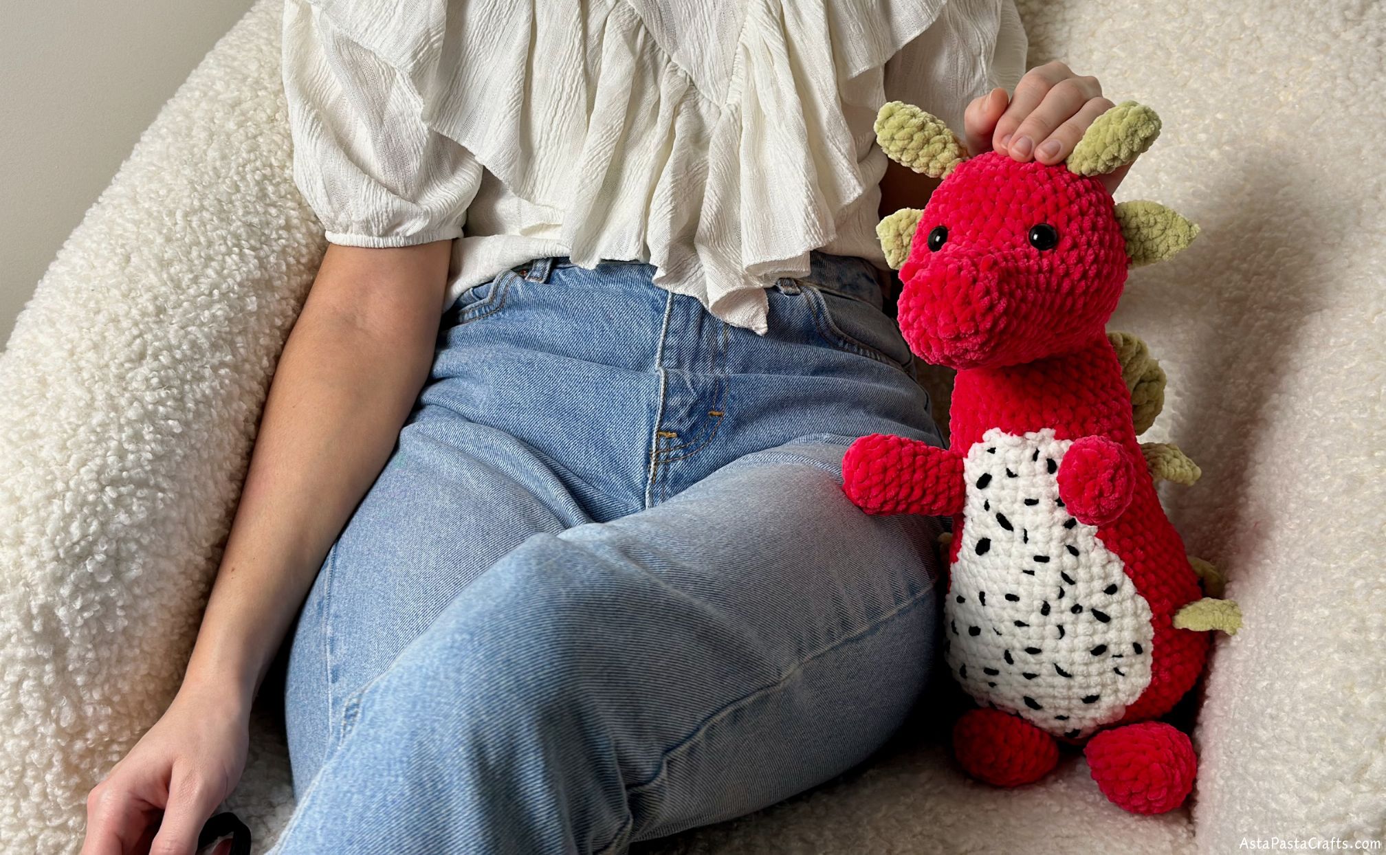 Dragon Fruit Dragon – Free Crochet Pattern – Asta Pasta Crafts